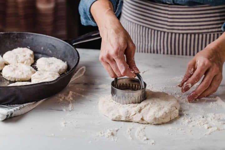 Easy Sourdough Biscuits Recipe - Little Spoon Farm