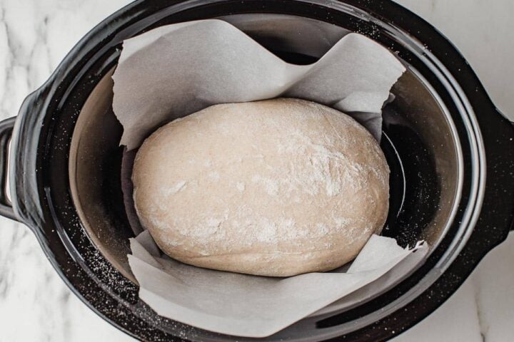 Slow Cooker Sourdough Bread Recipe - Little Spoon Farm