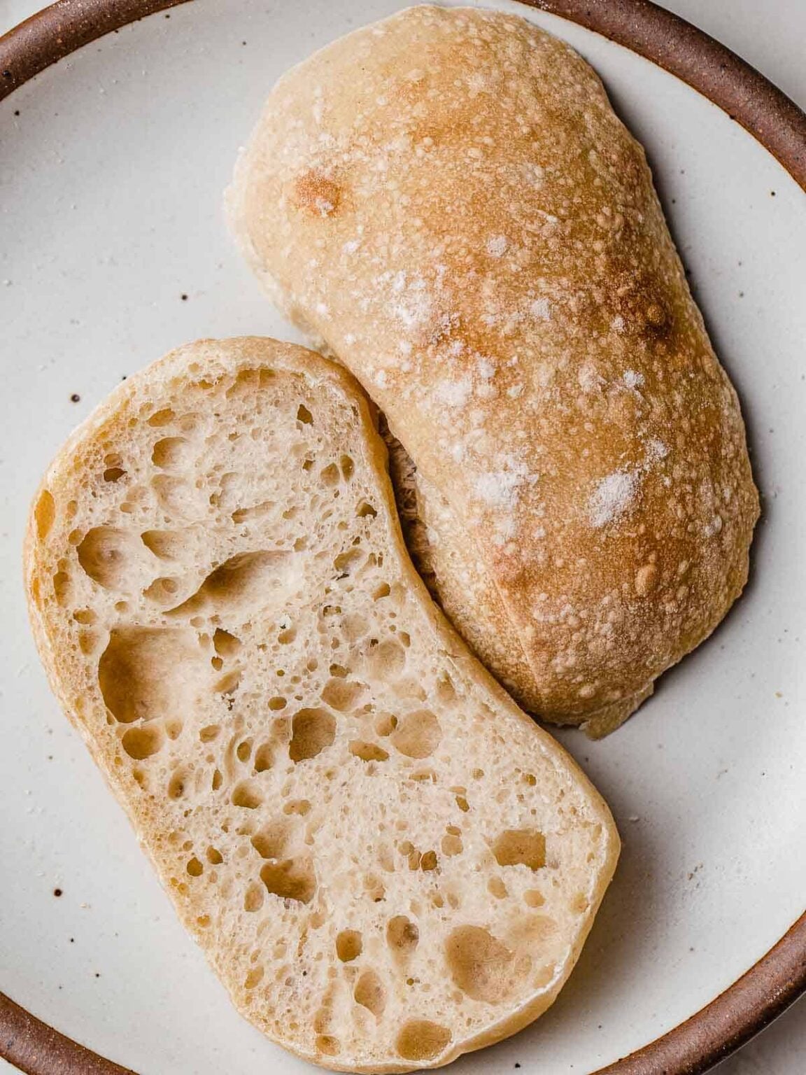 Easy Sourdough Ciabatta Rolls Recipe - Little Spoon Farm