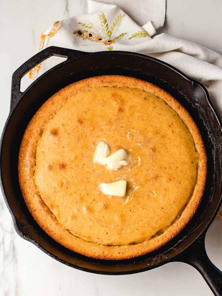 Stone Ground Skillet Cornbread - Little Spoon Farm