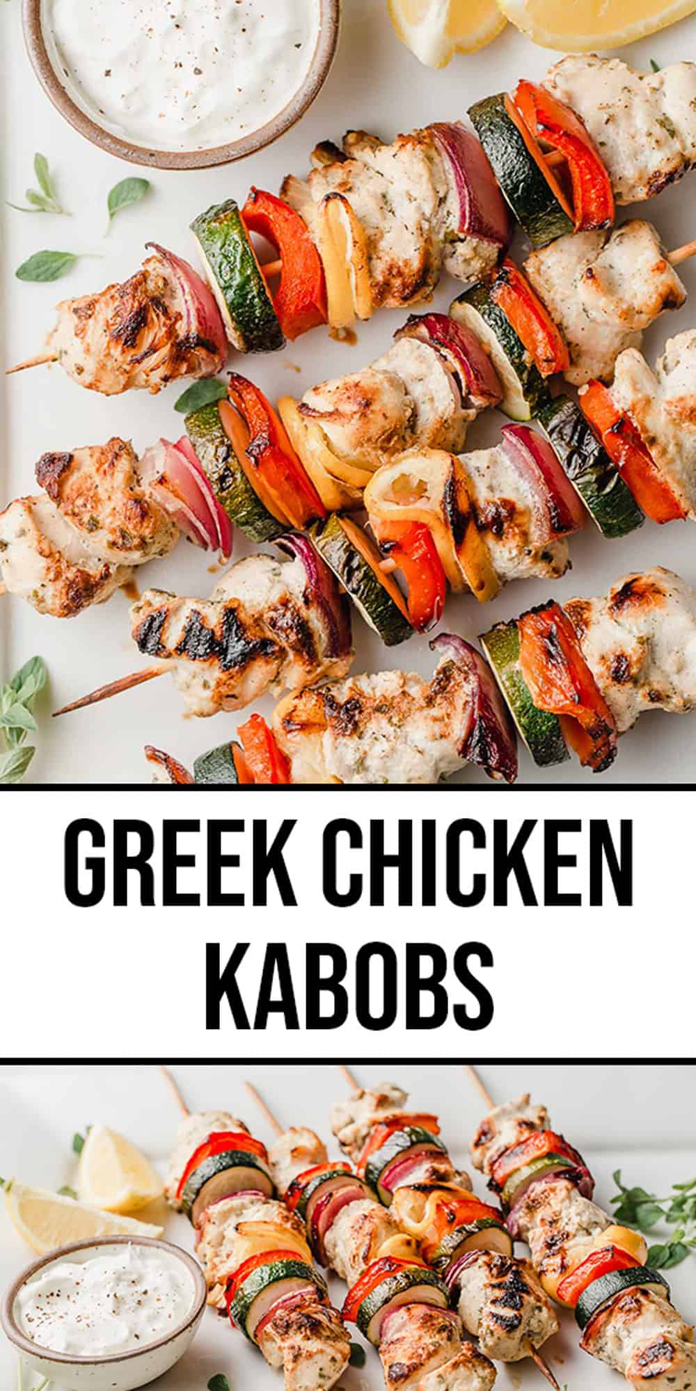 Greek Chicken Kabobs Recipe - Little Spoon Farm