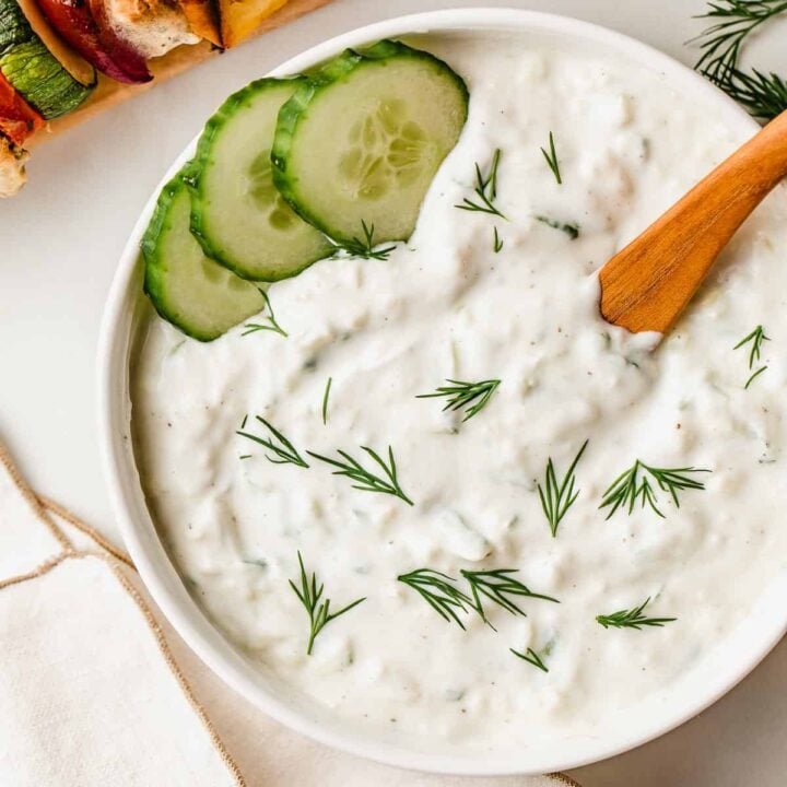 Tzatziki Sauce (Authentic Recipe) - Little Spoon Farm