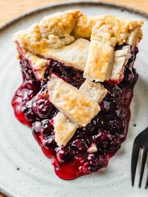 Easy Blueberry Pie - Little Spoon Farm