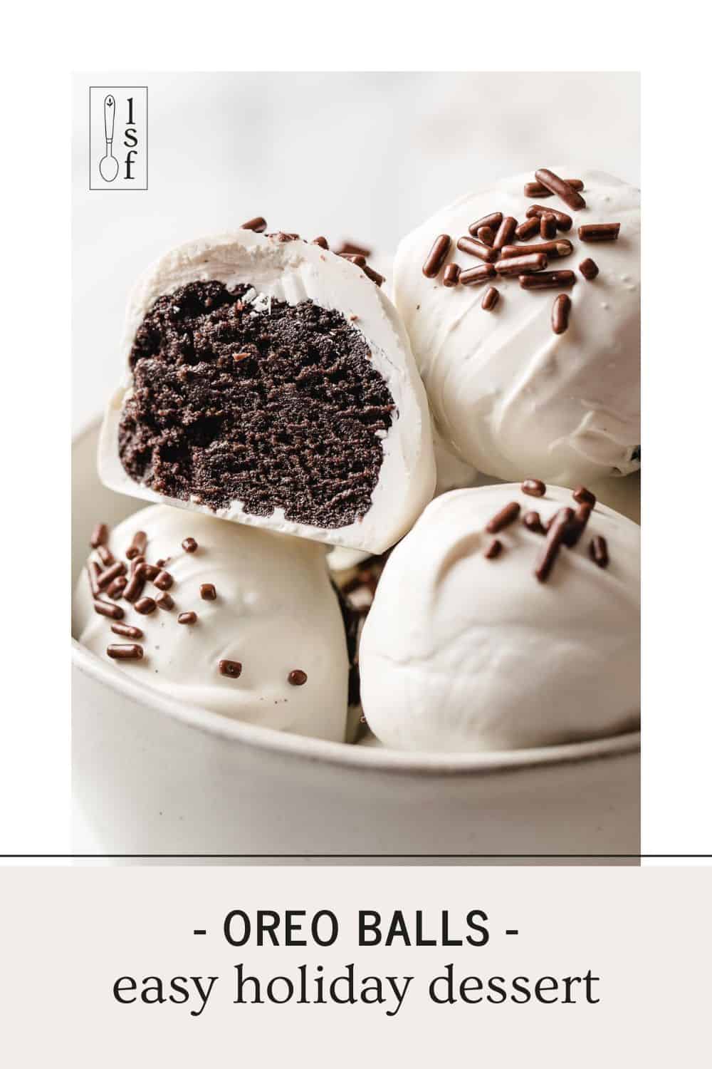 Oreo Balls (Oreo Truffles) - Little Spoon Farm