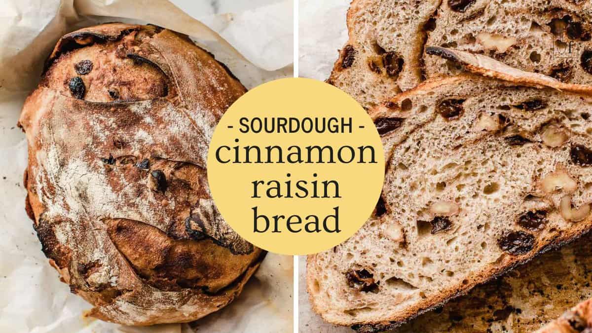 Cinnamon Raisin Sourdough Bread - Little Spoon Farm