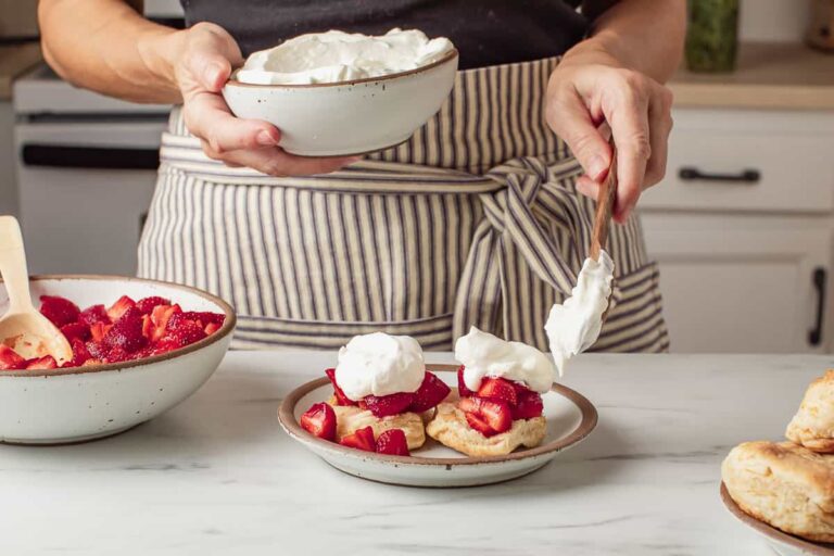 Sourdough Strawberry Shortcake - Little Spoon Farm