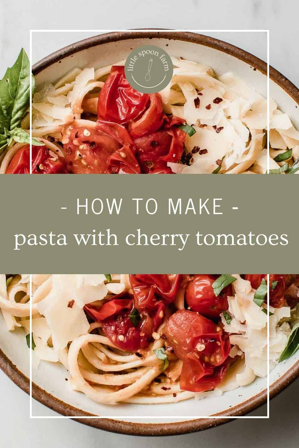 Pasta with Cherry Tomatoes and Garlic