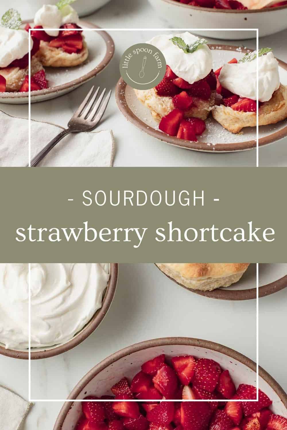 Sourdough Strawberry Shortcake - Little Spoon Farm