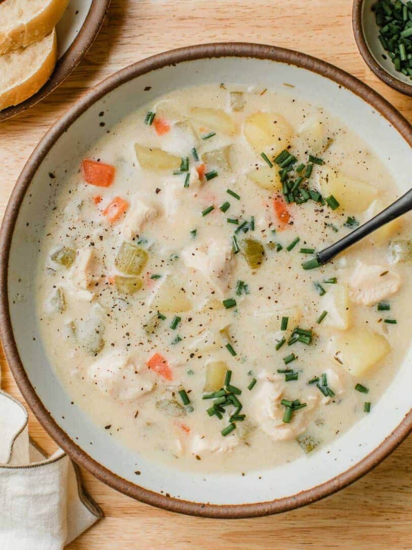 Creamy Chicken Potato Soup - Little Spoon Farm
