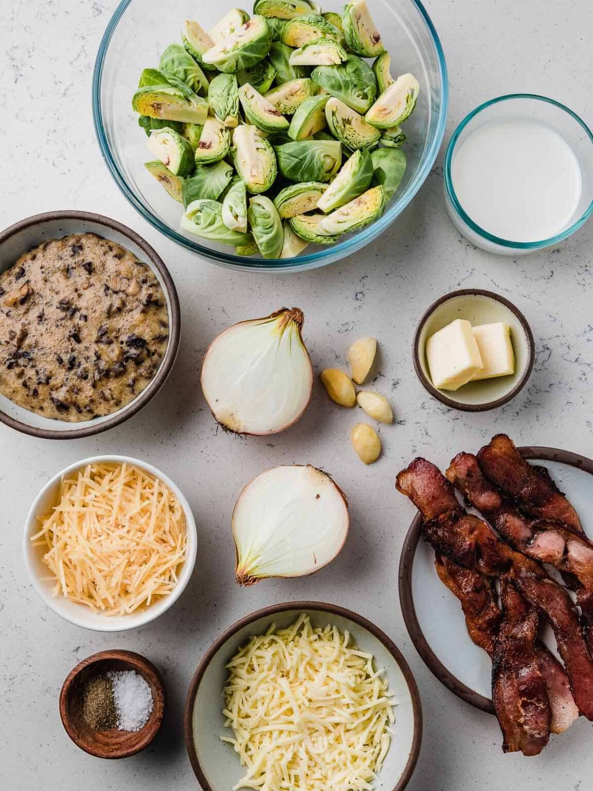 Creamy Brussels Sprouts with Bacon - Little Spoon Farm