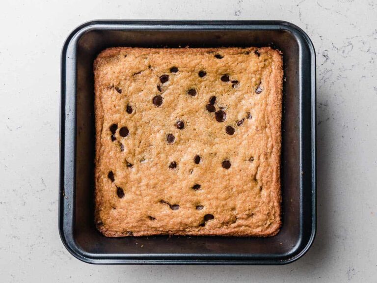 Sourdough Chocolate Chip Blondies - Little Spoon Farm