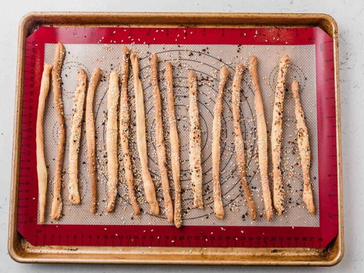 Crunchy Sourdough Breadsticks (Grissini) - Little Spoon Farm