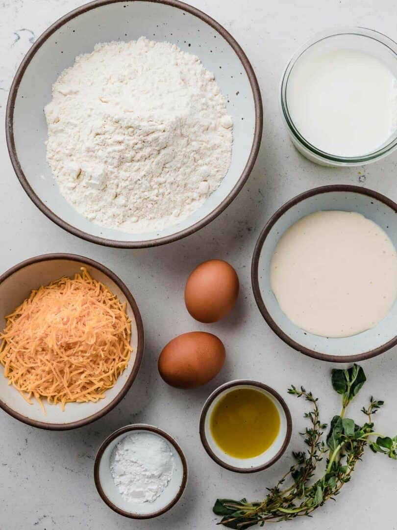 Sourdough Cheddar and Herb Quick Bread - Little Spoon Farm