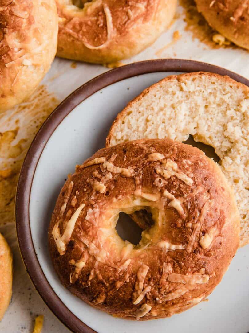 Sourdough Asiago Bagels - Little Spoon Farm