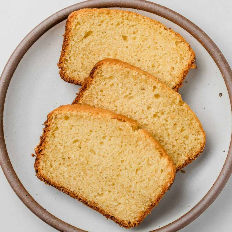 Sourdough Pound Cake - Little Spoon Farm
