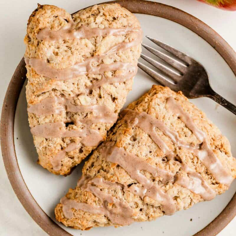 Apple Cinnamon Sourdough Scones - Little Spoon Farm